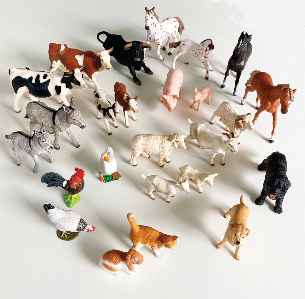 Bondegårdsdyr, Papo, 25 stk – Handla